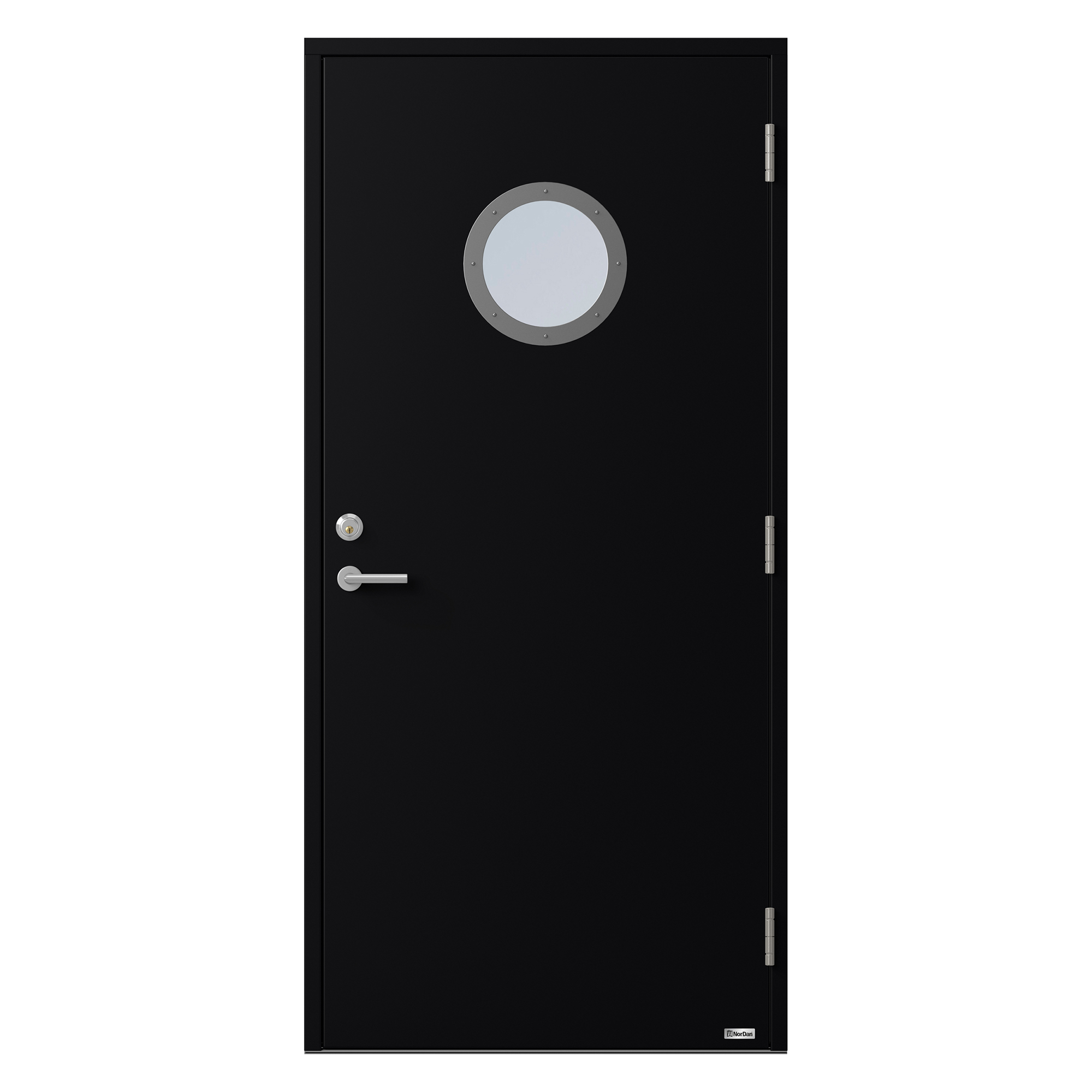 Ytterdörr NorDan Bor Neo 861G BxH: 100x210 Höger, Svart RAL 9005- 8611021721999_9005