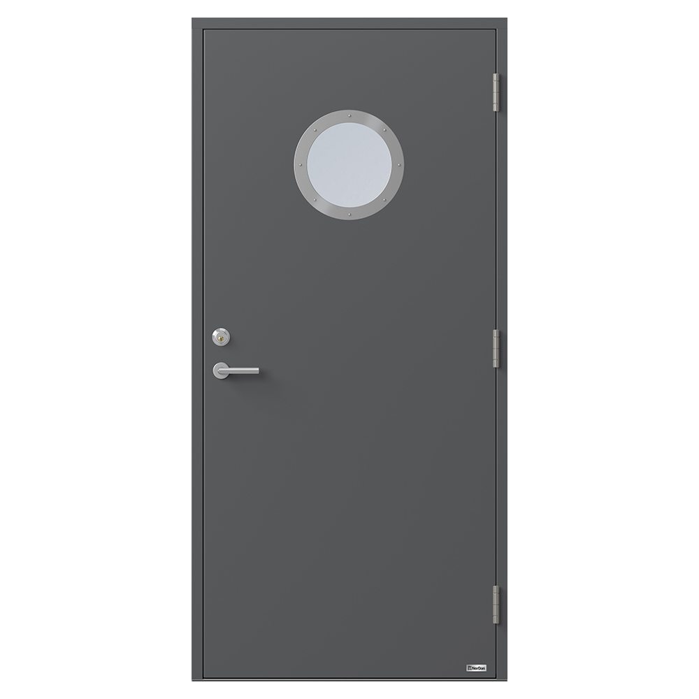 Ytterdörr NorDan Bor Neo 861G BxH: 100x210 Höger, Grå NCS 7000-N- 8611021721999_MGrå