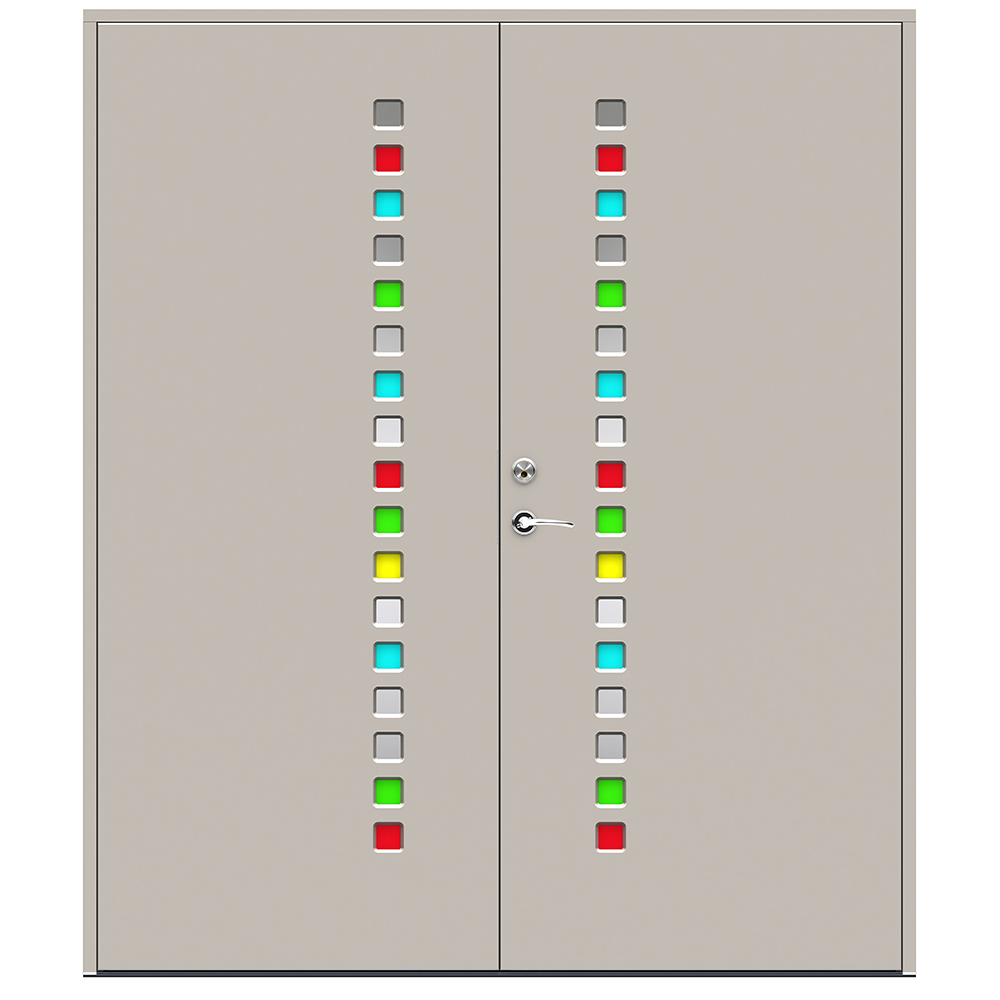 Parytterdörr Swedoor Character Prisma BxH: 180x210 cm NCS-S-3502-Y ...